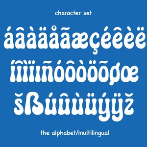 Sushi Groove Font: Retro Bubble Typeface (OTF, TTF, SVG) - Etsy