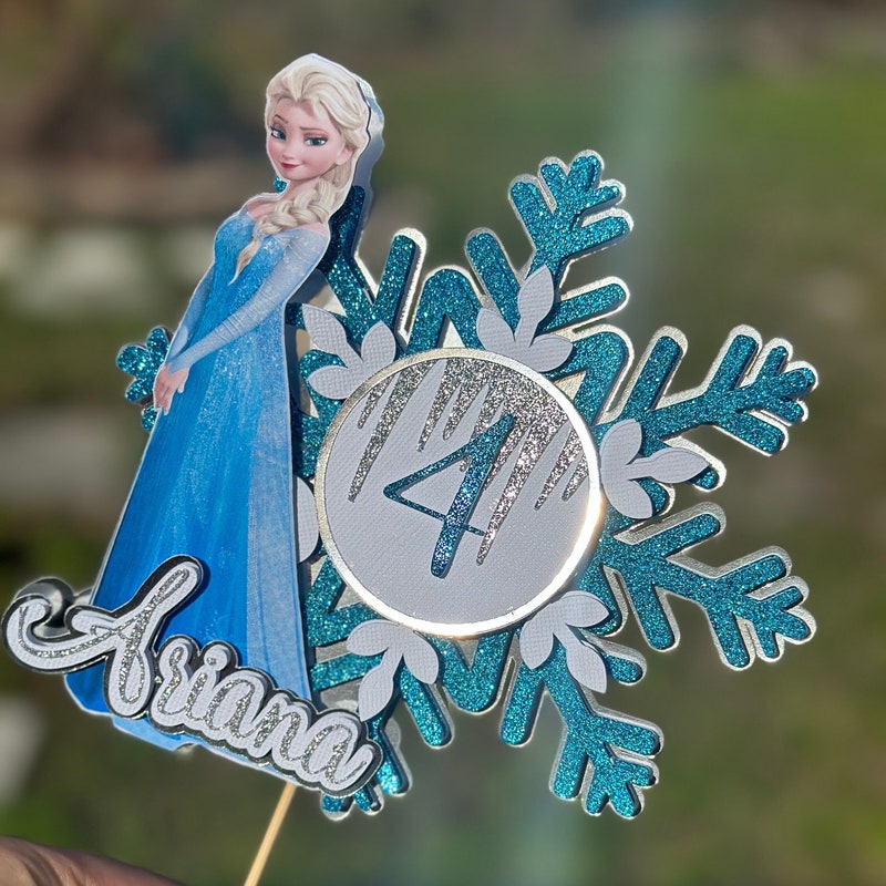 Elsa Cake Topper - Etsy