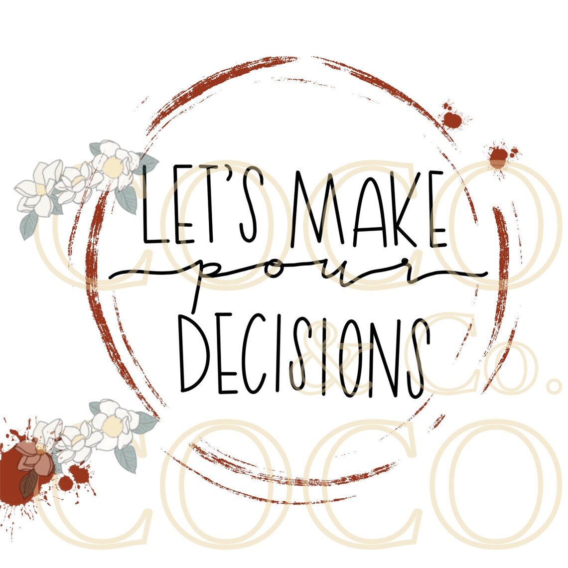 Pour Decisions Printable, Instant Download, Sublimation, Waterslide ...