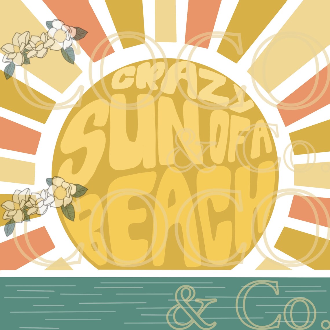 Sun of a Beach Printable, Instant Download, Sublimation, Waterslide ...