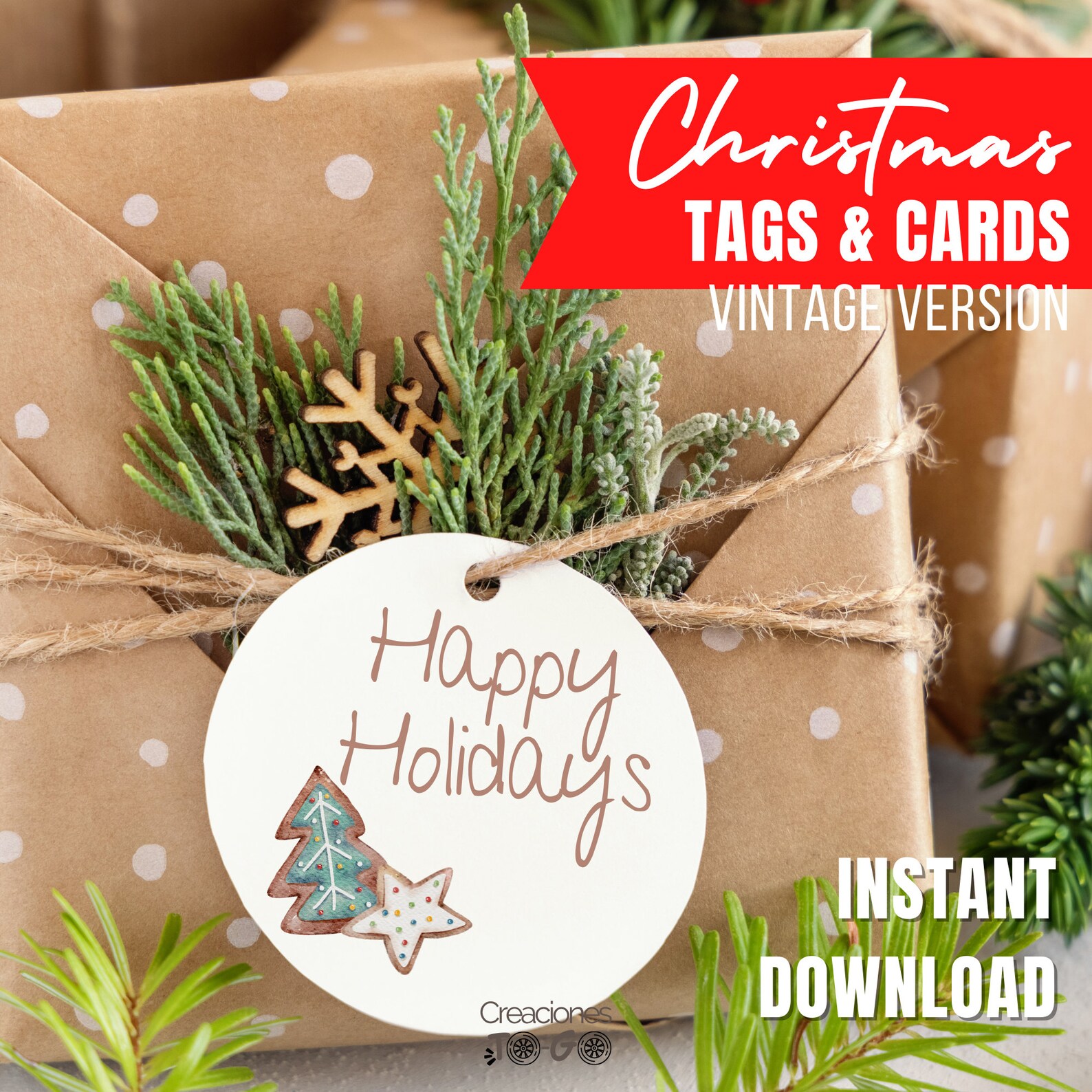 Christmas Gift Tags, Printable Christmas Cards, Merry Christmas Cards ...