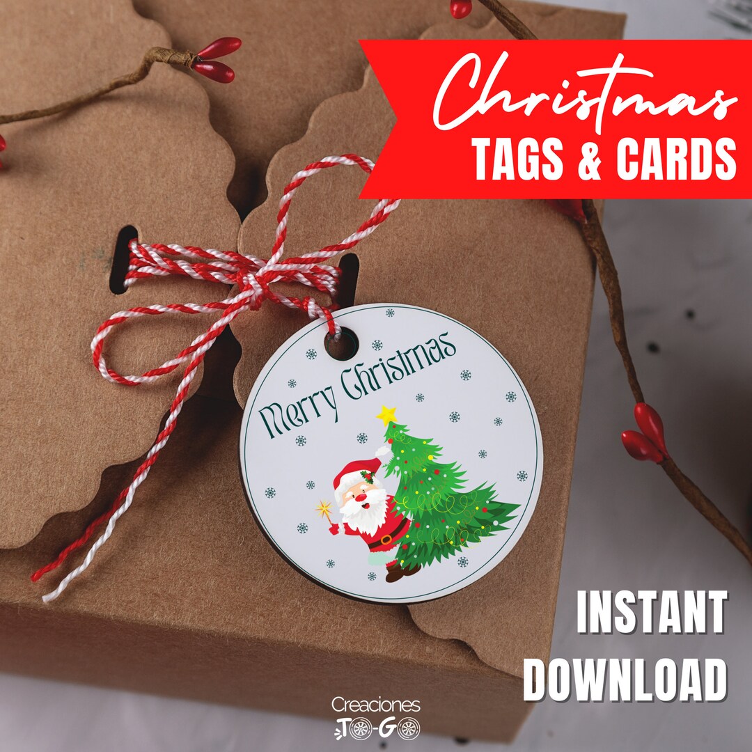 Printable Christmas Tags, Christmas Tags, Christmas Cards, Printable ...