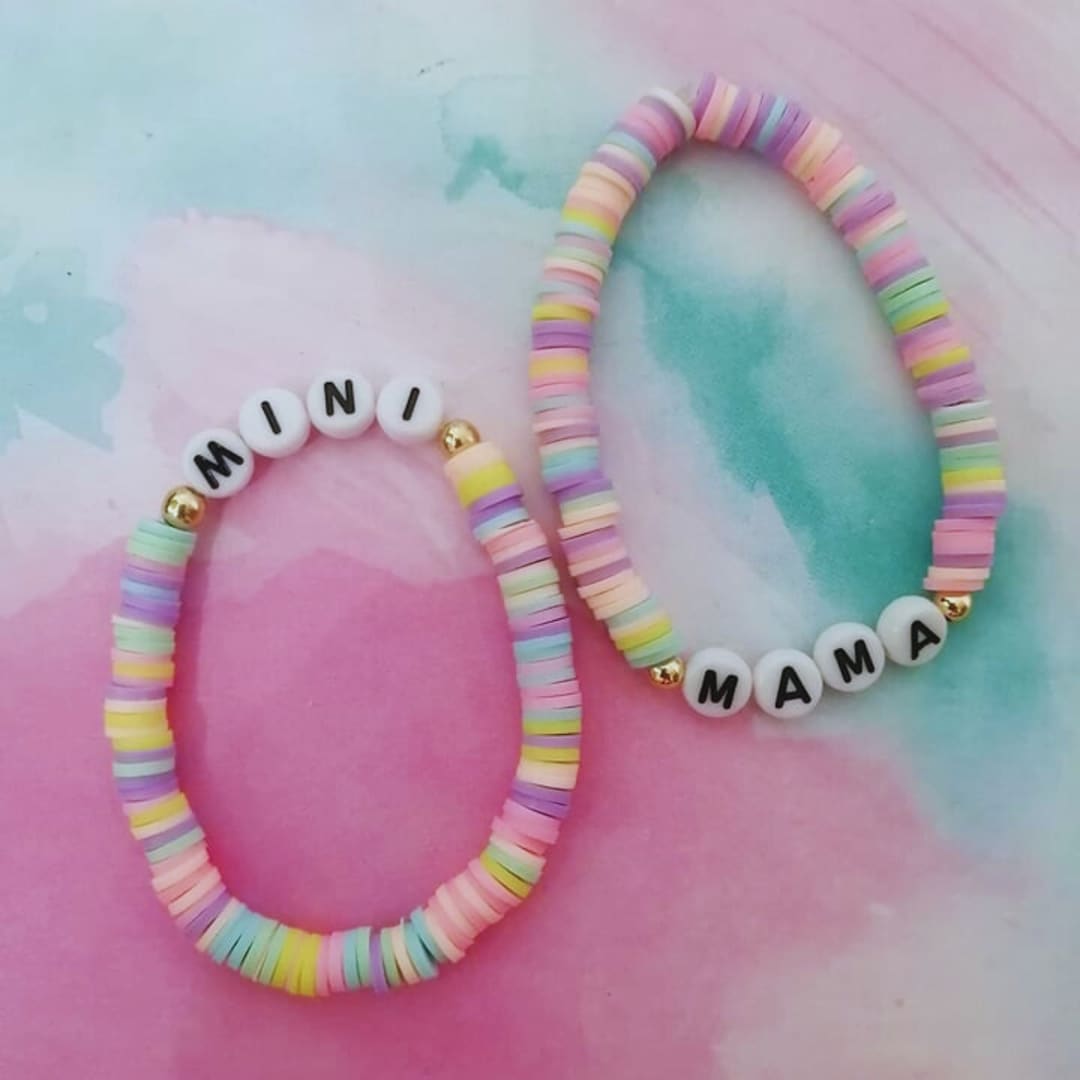 Mom and Daughter Bracelet, Set of Mom and Daughter Bracelet, Back to ...
