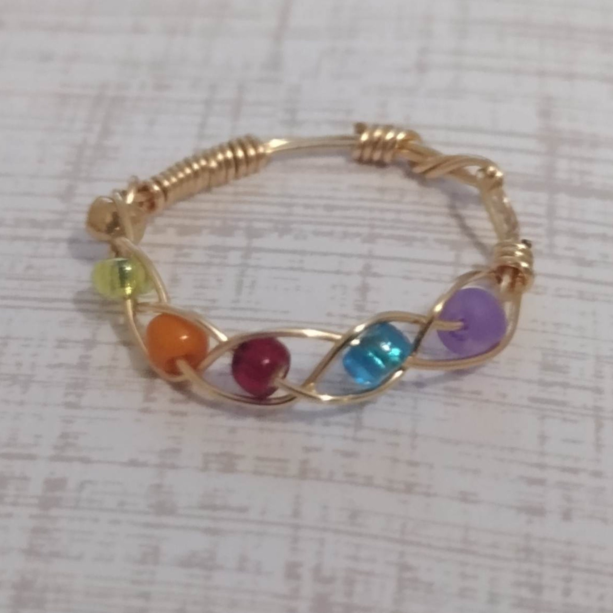 Infinity Stone Wire Ring, Infinity Stone Card Ring, Infinity Gauntlet ...