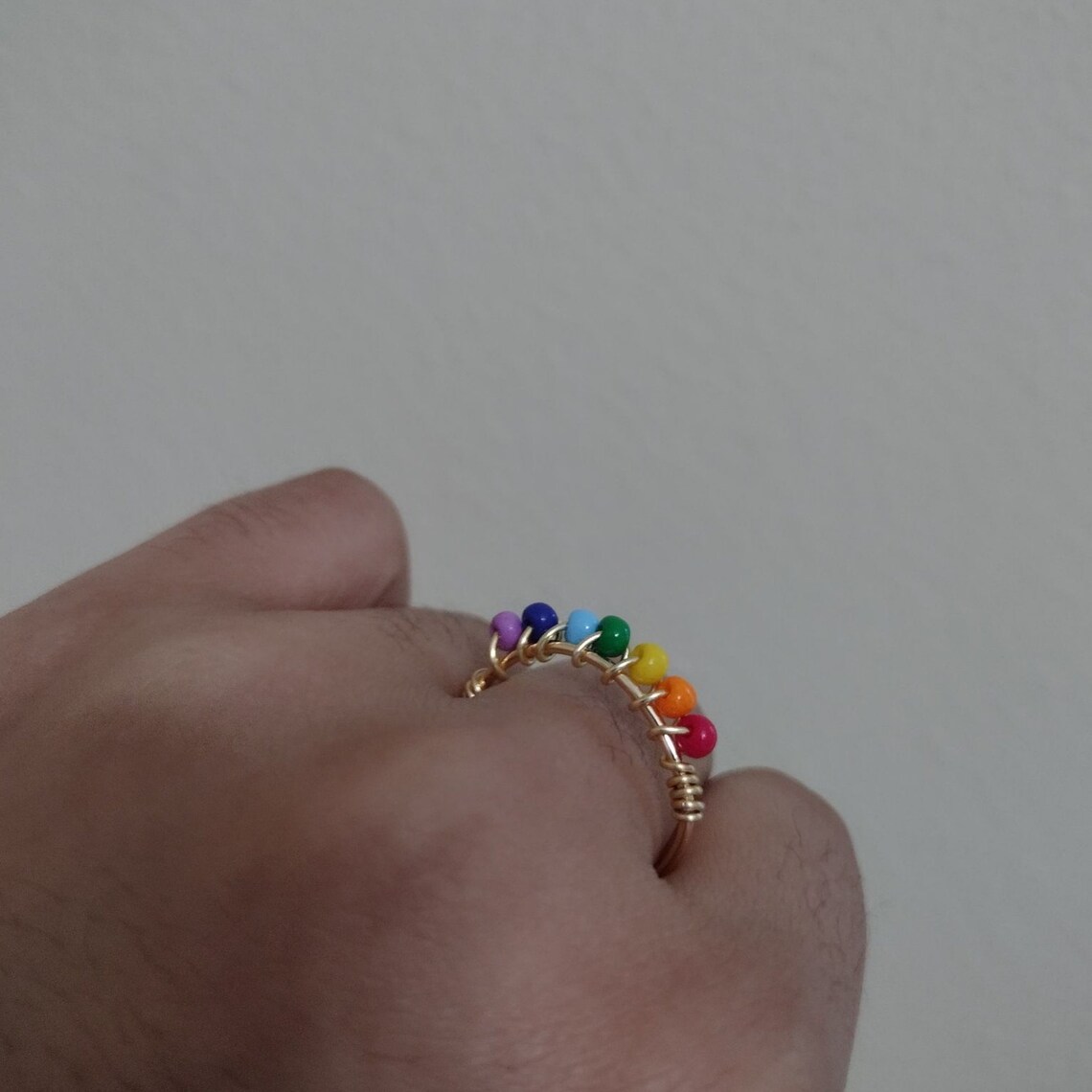 Rainbow Pride Ring Wire, Bead Ring Pride Flag, Bead Ring Pride Flag ...