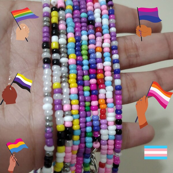 Nonbinary Bead Necklace - Etsy