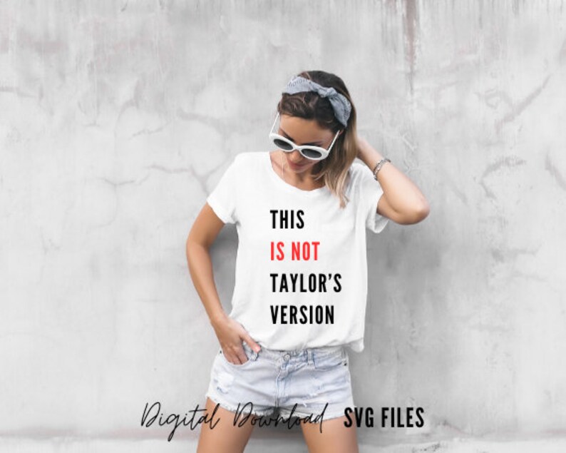 RED Era Shirt Design Svgs | 5 Designs for Swifties, Era's Tour SVG - Etsy