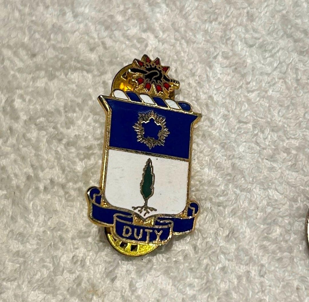 WW2 US Army Military 21st Infantry Regiment DI DUI Pin Insignia duty - Etsy