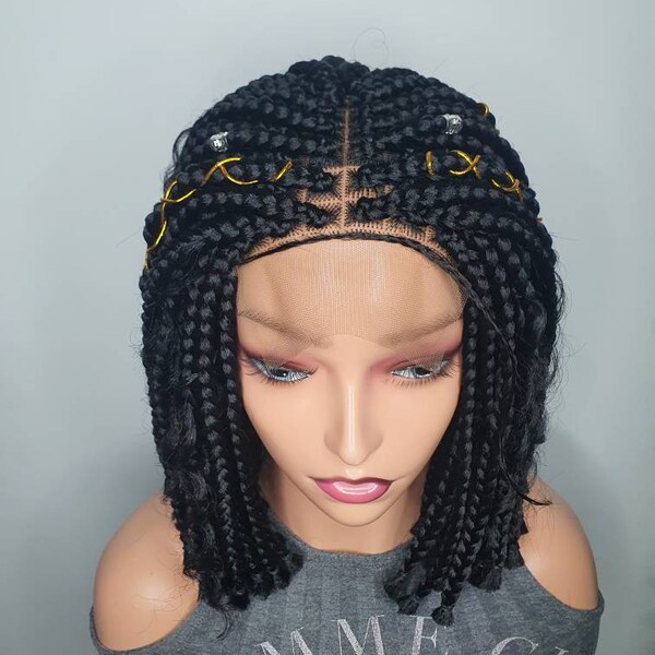Bob Braided Wig - Etsy