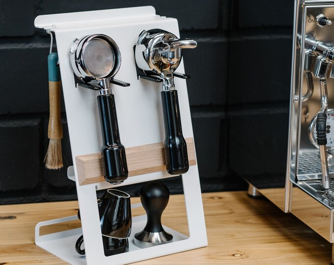 Station With Portafilter Holder for Barista Accessories From FLATE® - Etsy