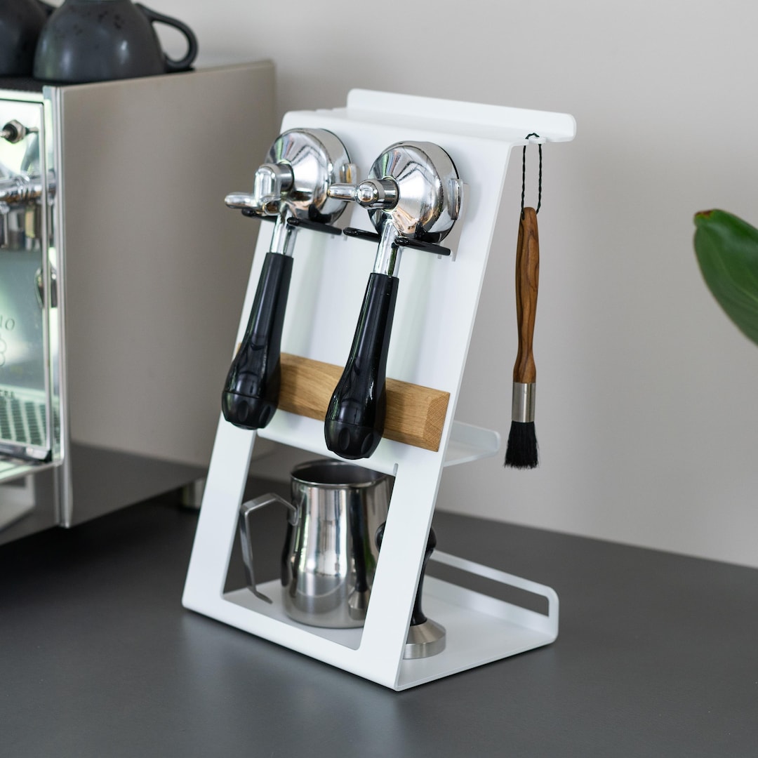 Station With Portafilter Holder for Barista Accessories From FLATE® - Etsy