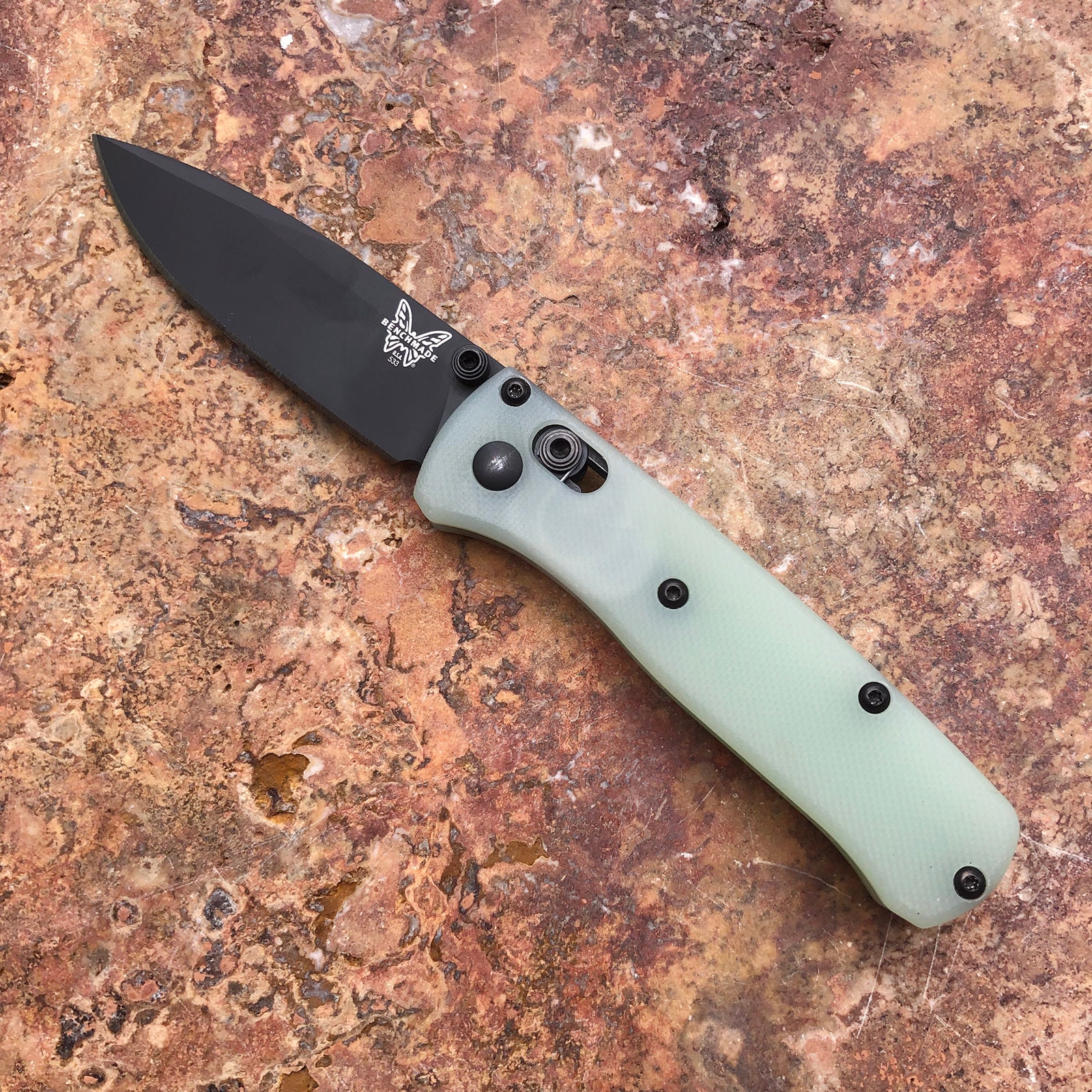 Custom Jade G-10 Scales for Benchmade MINI Bugout 533 Folding Knife - Etsy