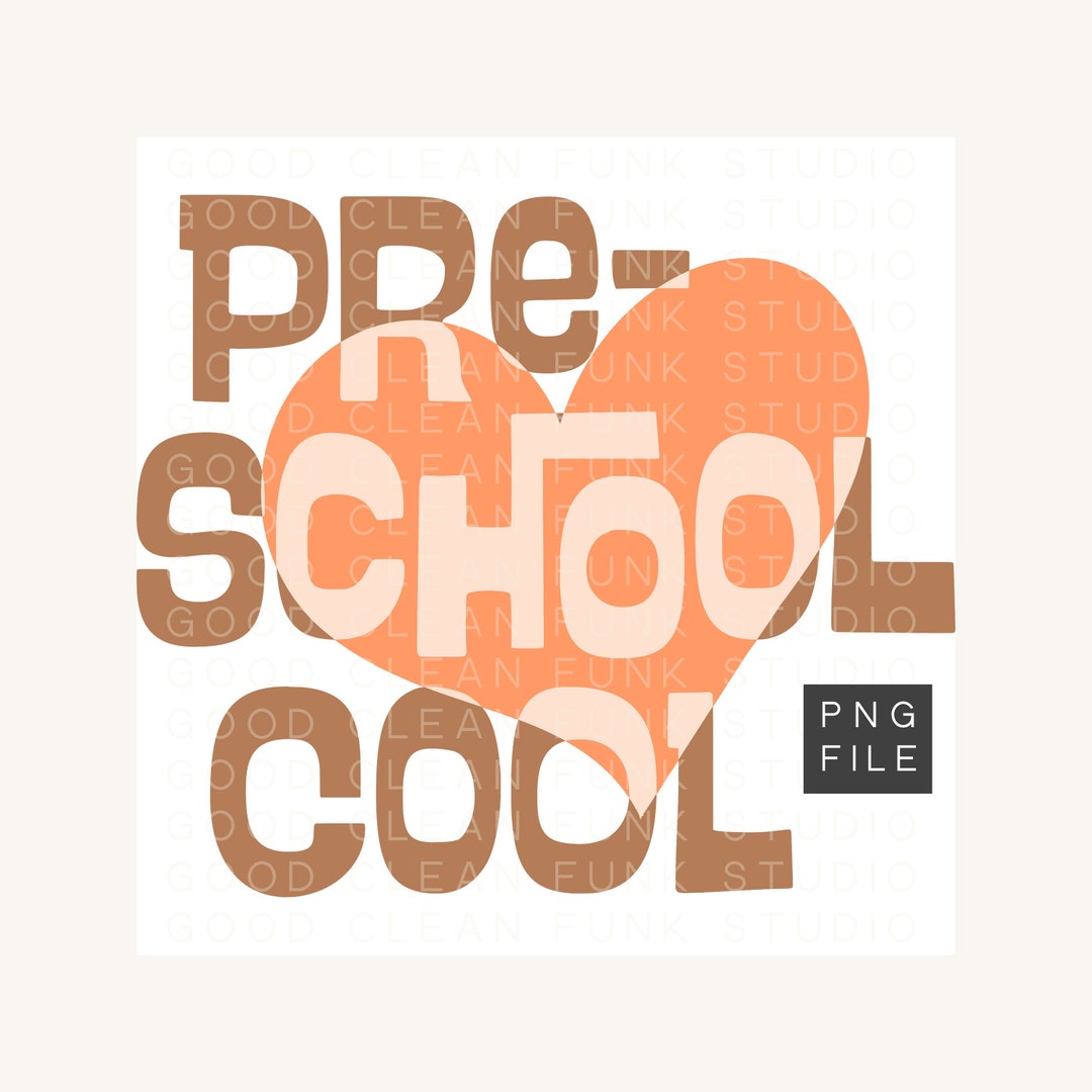 Preschool Cool PNG, Pre K Clipart, Preschool PNG, Kid Toddler Shirt ...