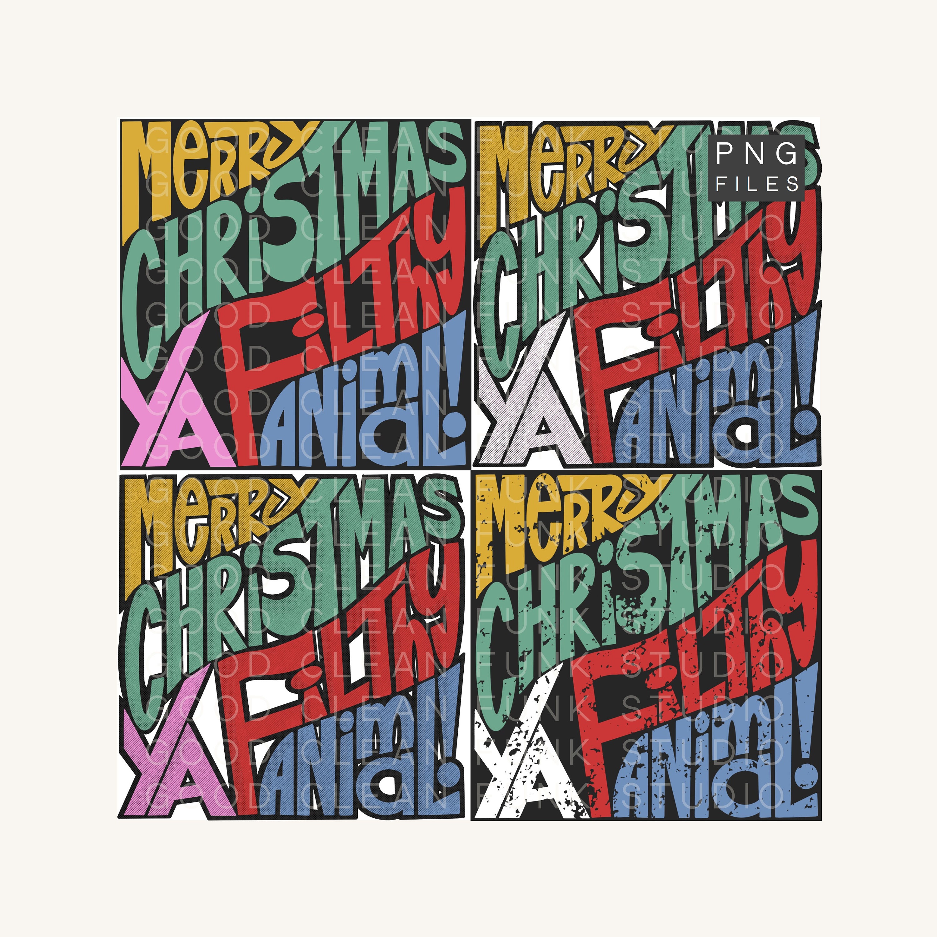 Merry Christmas Ya Filthy Animal PNG, Sublimation File, Funny Christmas ...