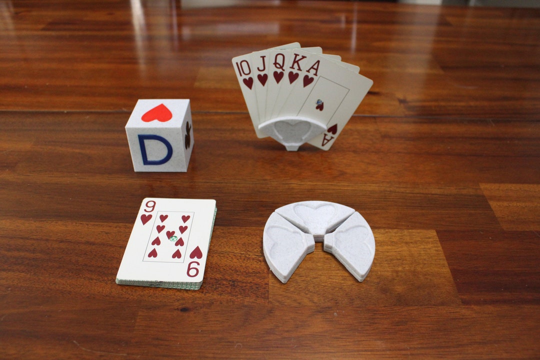 Euchre Tournament 3D Printed Cube Set: Family Card Game Night - Etsy