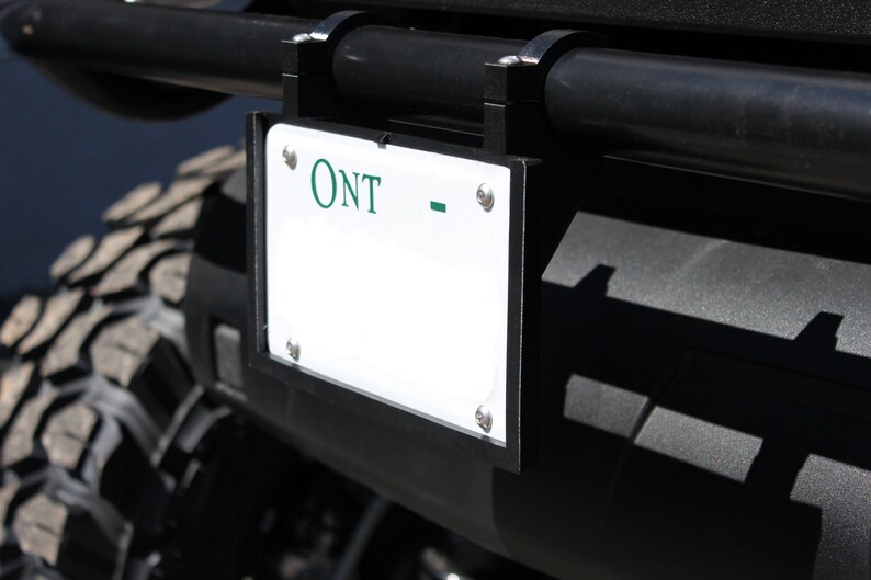 UTV ATV License Plate Mounting Kits, Frame Kits With Brackets and ...