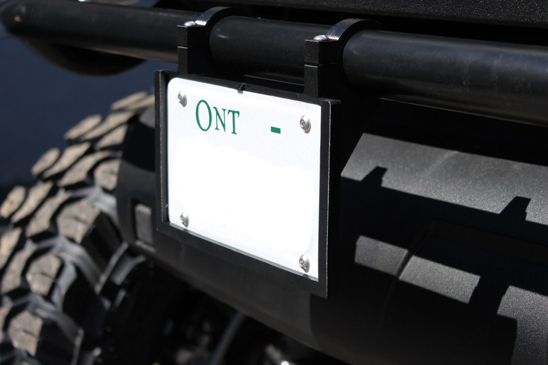 UTV License Plate Mounting Kits , Custom ATV Frame Kits With Brackets ...