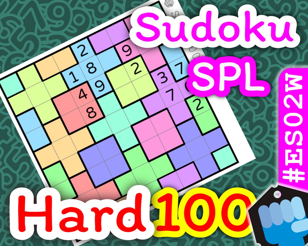 Hard [ES02W] Split Sudoku 100 Tables With "guide" and "solutions" - Etsy