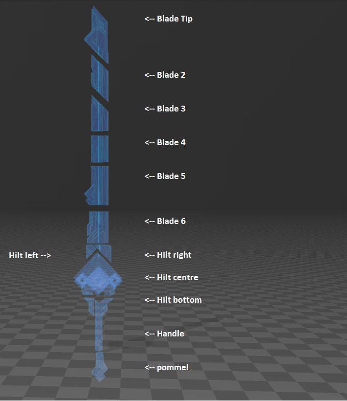 Genshin Impact Summit Shaper Sword 3D Print Files Cosplay - Etsy