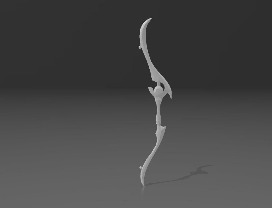 Genshin Impact Blackcliff Warbow Prototype Crescent 3D Print Files ...