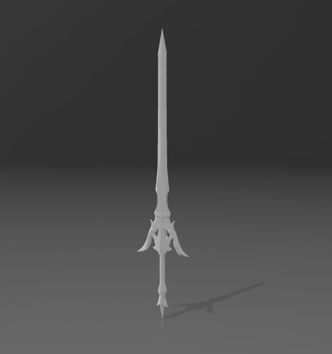 Genshin Impact Freedom-sworn Sword 3D Print Files - Cosplay, Prop ...