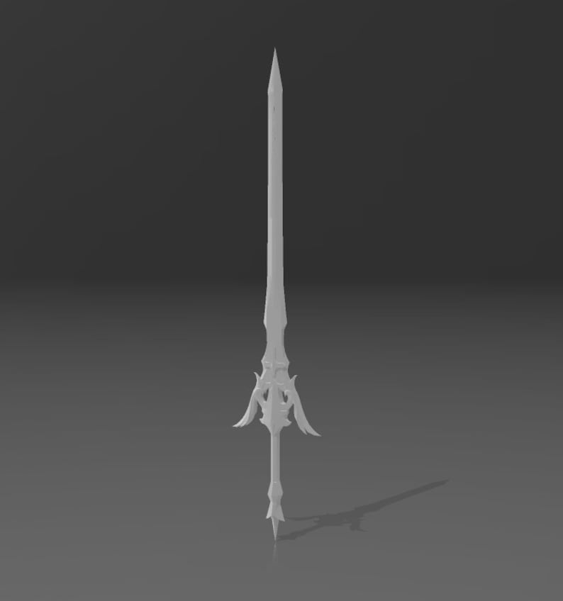Genshin Impact Freedom-sworn Sword 3D Print Files - Cosplay, Prop ...