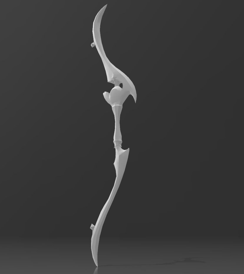 Genshin Impact Blackcliff Warbow Prototype Crescent 3D Print Files ...