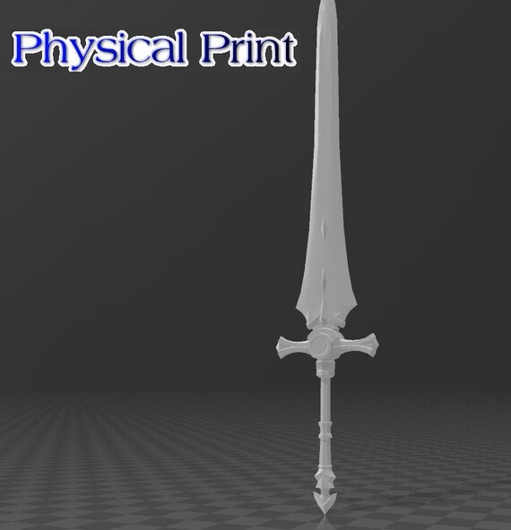 Genshin Impact White Iron Greatsword 3D Print Files Cosplay | Etsy