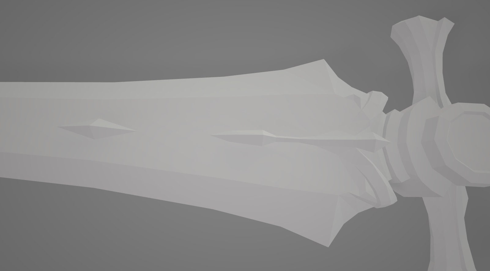 Genshin Impact White Iron Greatsword 3D Print Files Cosplay | Etsy
