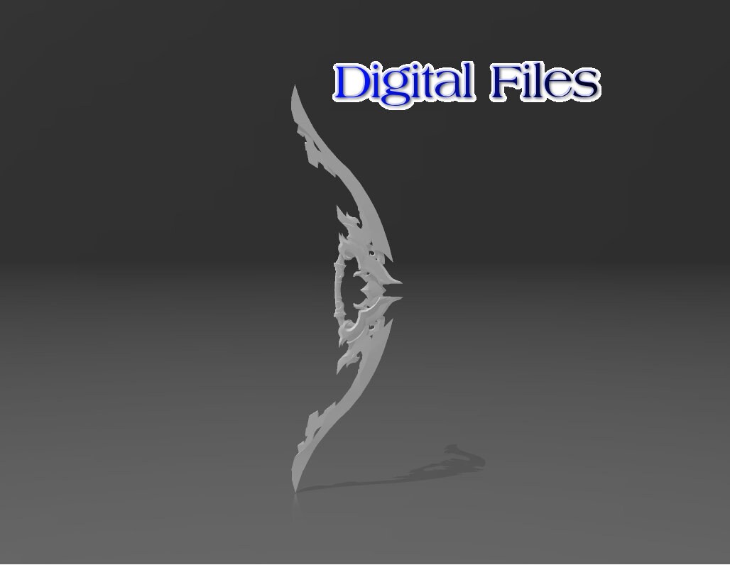 Genshin Impact Rust Bow 3D Print Files Cosplay, Prop, Decoration 3D ...