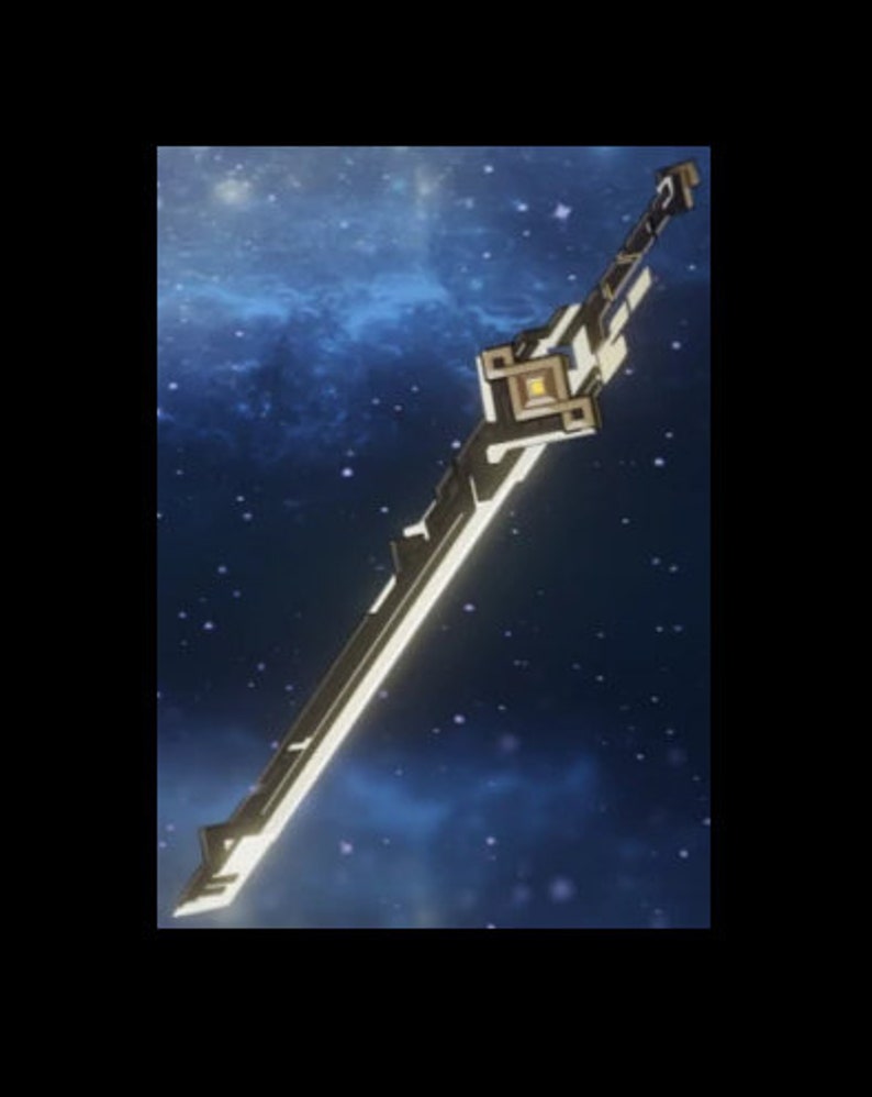 Genshin Impact Summit Shaper Sword 3D Print Files Cosplay - Etsy Ireland