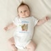 Baby Monthly Milestone Personalized Onesies, Personalized Baby Bodysuit ...