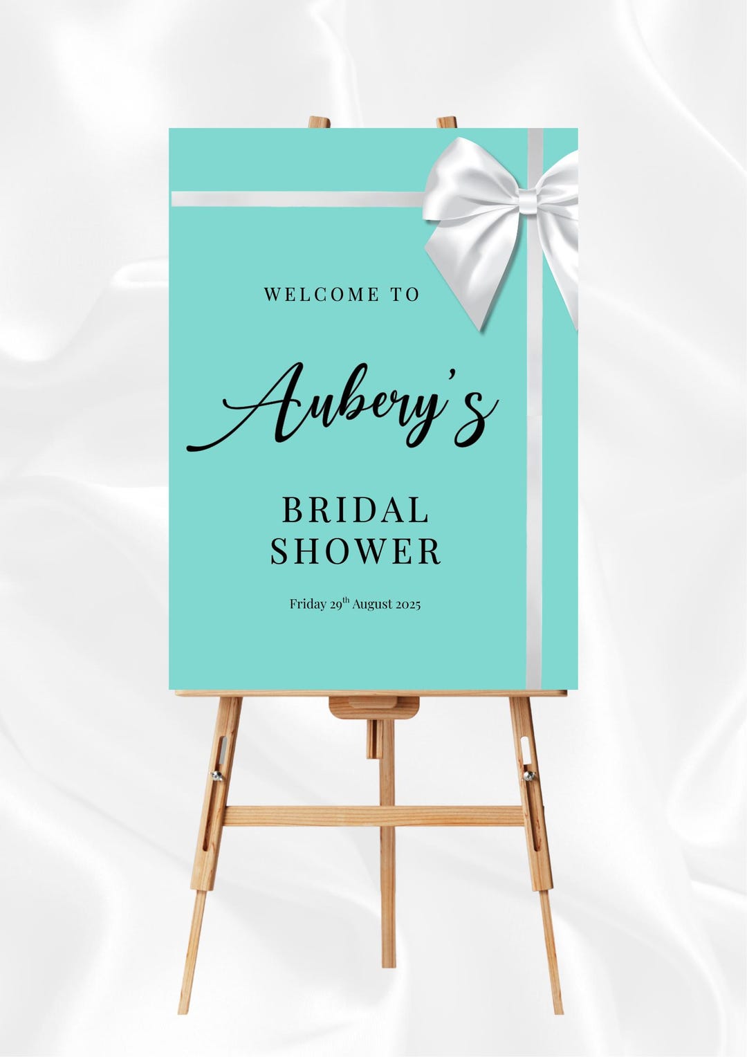 Tiffany Blue Bridal Shower Welcome Sign – Digital Download - Etsy
