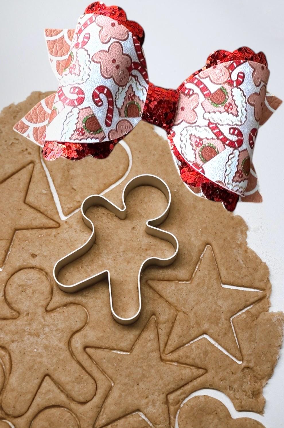 Gingerbread Man Bow - Etsy