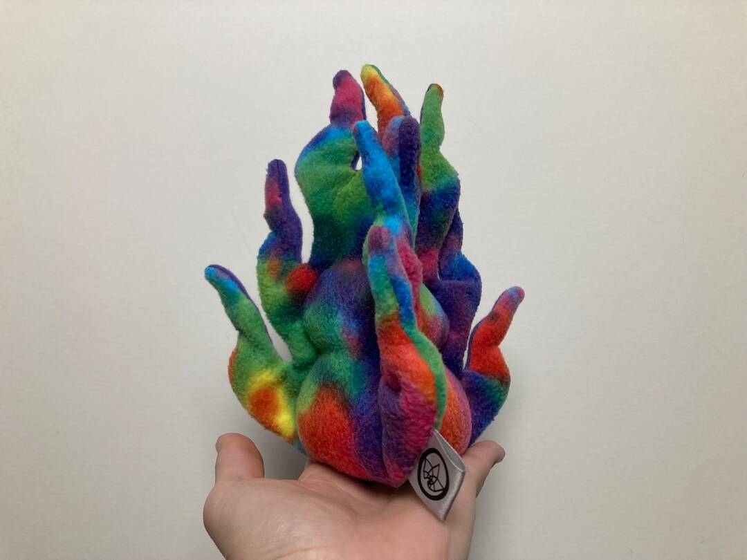 Lil Imber Rainbow With Purple Belly Weighted Fidget Plush - Etsy