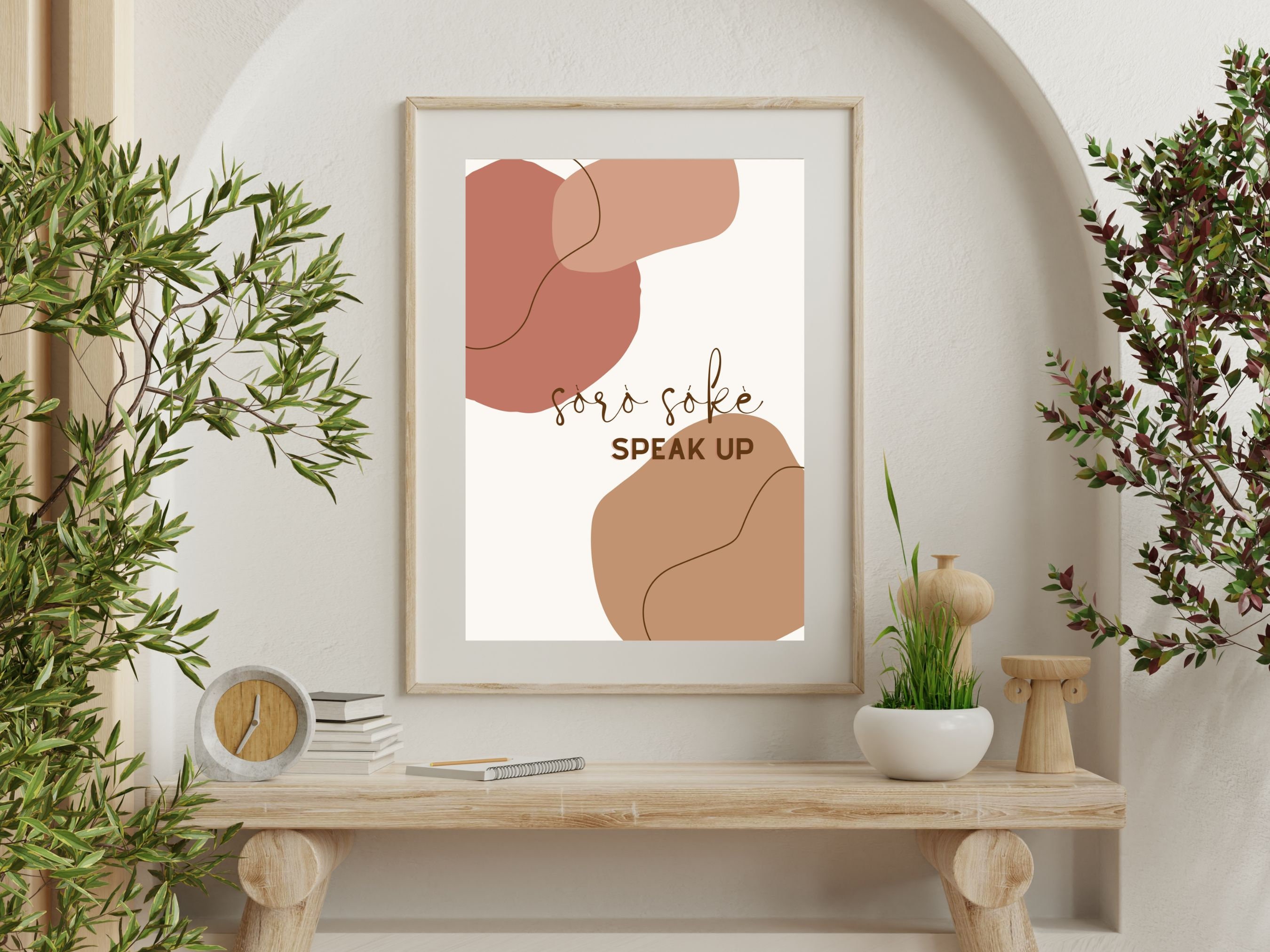 Soro Soke, Speak Up, Unique African Wall Art, Nigerian Wall Art ...