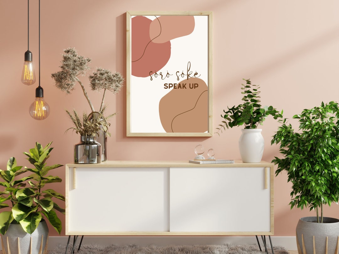 Soro Soke, Speak Up, Unique African Wall Art, Nigerian Wall Art ...