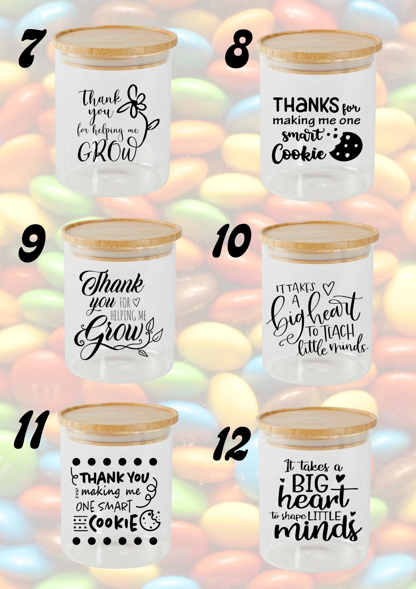 Teacher Gift Thank You for Making Me a Real Smartie - Etsy Australia