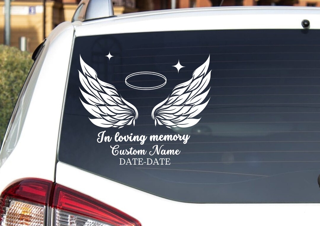 In Loving Memory Car Window Decal | Rest in Peace - Etsy Australia