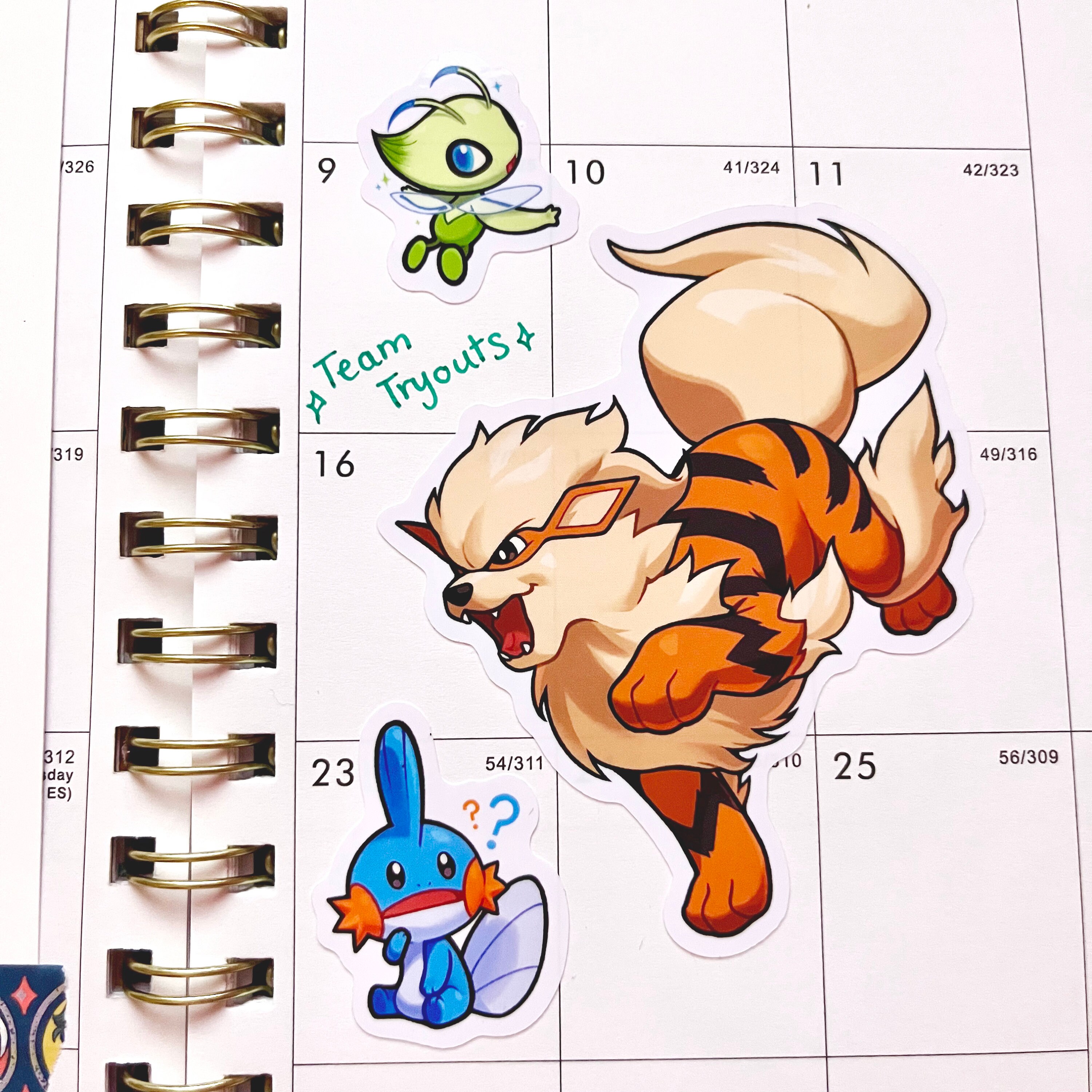 Pokemon Sticker Sheet - Grass Types - Etsy
