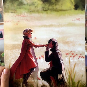 FE3H Edelgard and Hubert 8.5x11 Art Print - Etsy