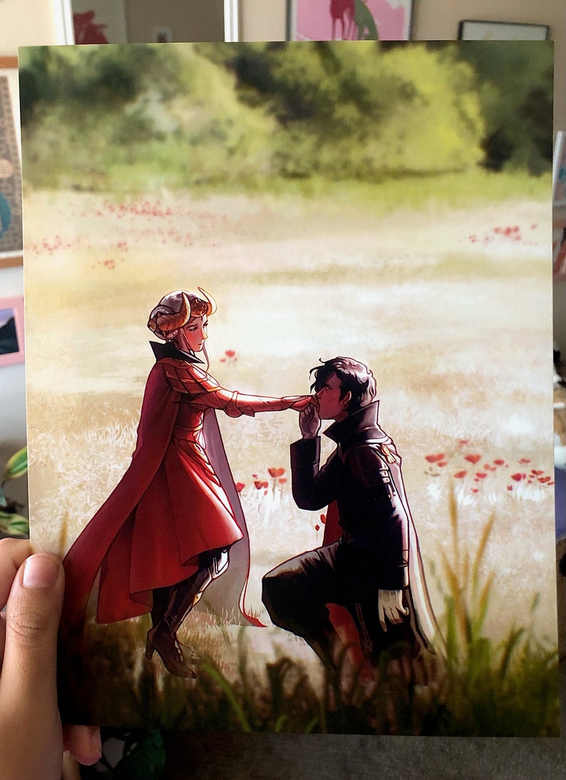 FE3H Edelgard and Hubert 8.5x11 Art Print | Etsy