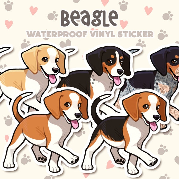Beagle Stickers - Etsy