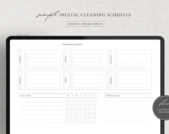 Goodnotes Weekly Schedule - Etsy