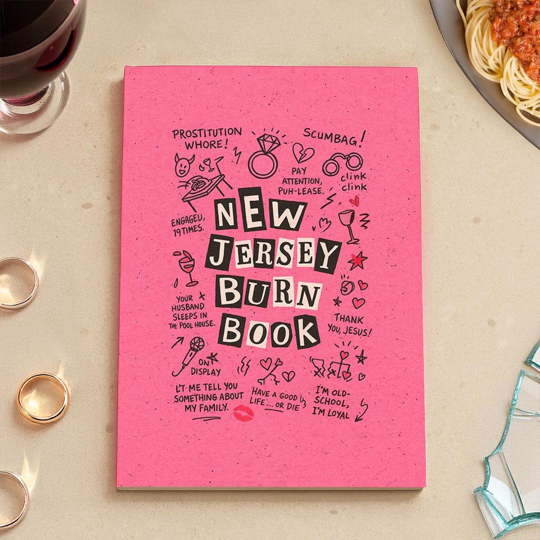 RHONJ Burn Book Mean Girls Style Hardcover Notebook - Bravo Fan Gift ...