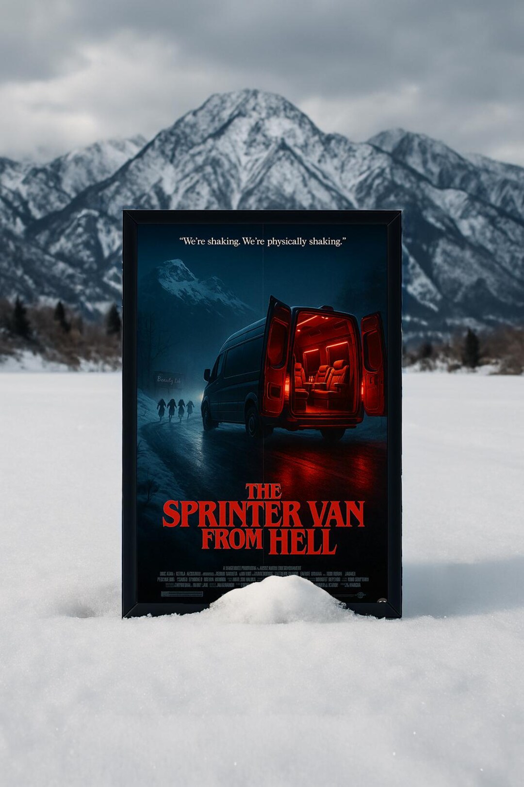 RHOSLC Sprinter Van Horror Poster: Bravo Meme Fan Art - Etsy