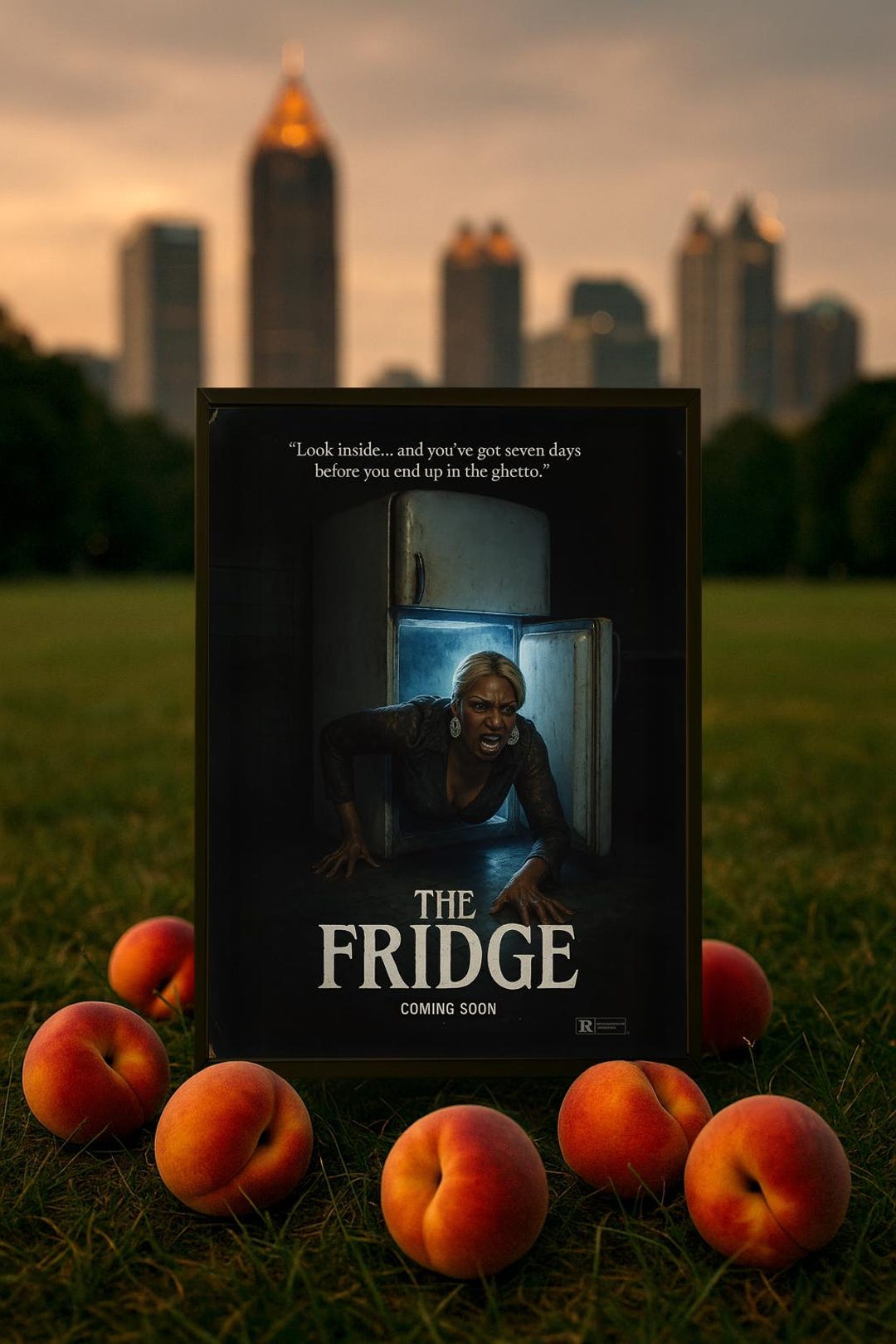 RHOA the Fridge Poster - Housewives Horror Parody Print - the Ring ...