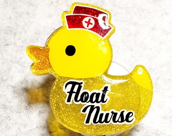 Float Nurse Badge - Etsy