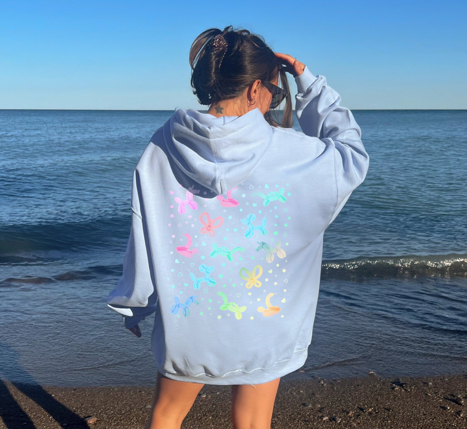 Kawaii Hoodie Pastel Hoodie Clowncore Clothing Clowncore Hoodie Kidcore ...