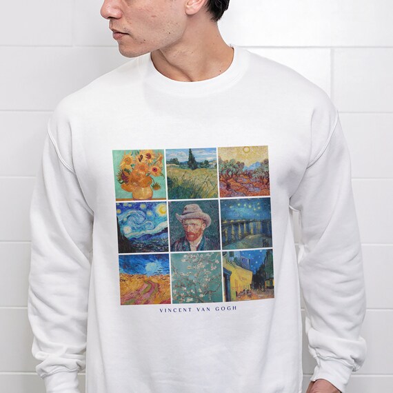 Van Gogh Museum Van Gogh Sweater Van Gogh Sweatshirt Light | Etsy